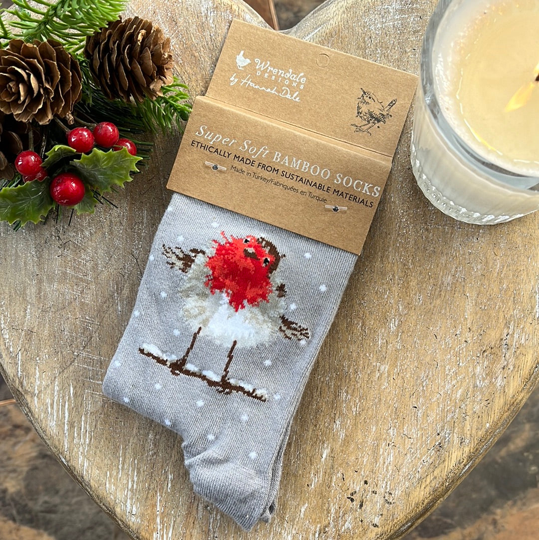 Wrendale Robin Socks – Next Chapter Gifts UK